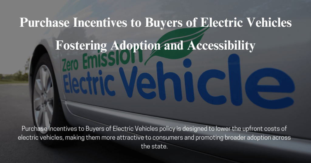 Purchase Incentives to Buyers of Electric Vehicles